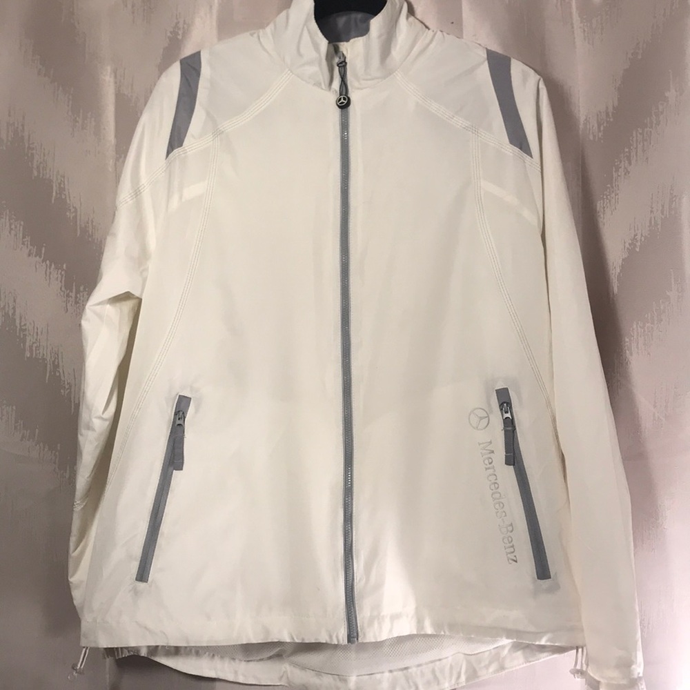 Mercedes Brand Ladies Lightweight Windbreaker - Gem